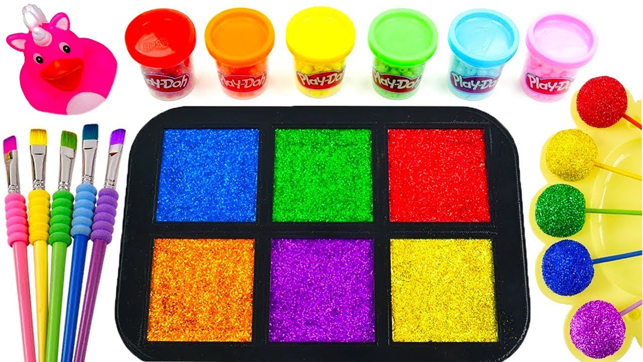 Satisfying Video l DIY How to make Rainbow SLIME From Mixing M&M's ...