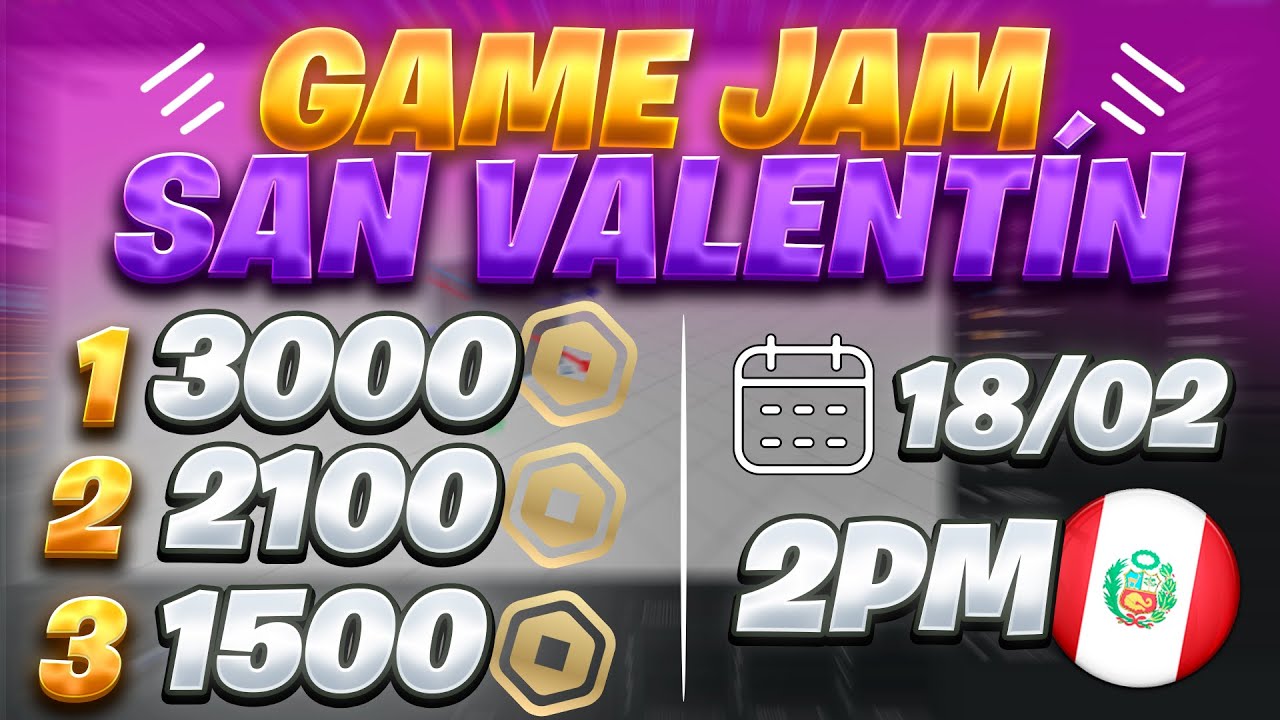 GAME JAM VE SAN VALENTIN 2023 - ROBLOX STUDIO - YouTube
