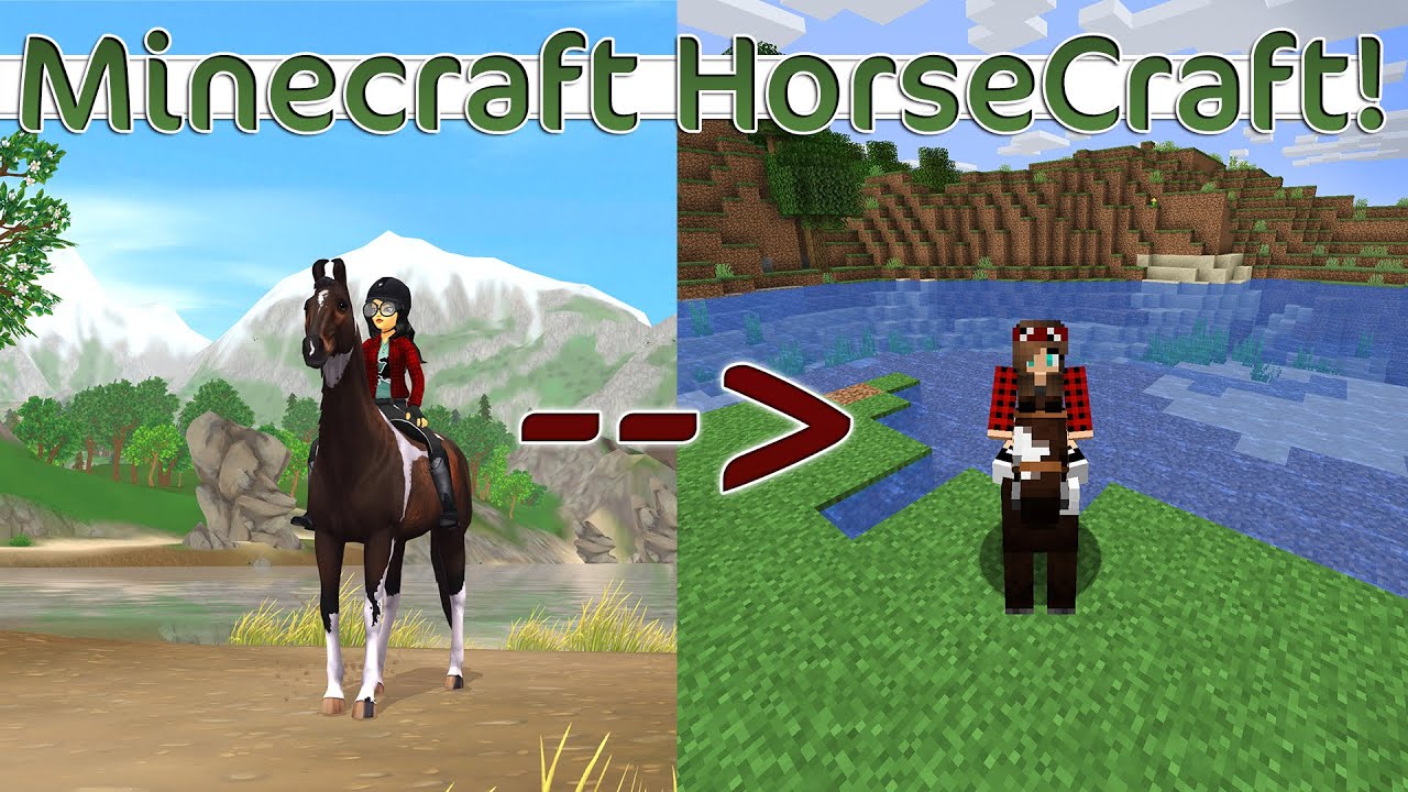 Bye Star Stable - Hello Minecraft HorseCraft 😮 - YouTube
