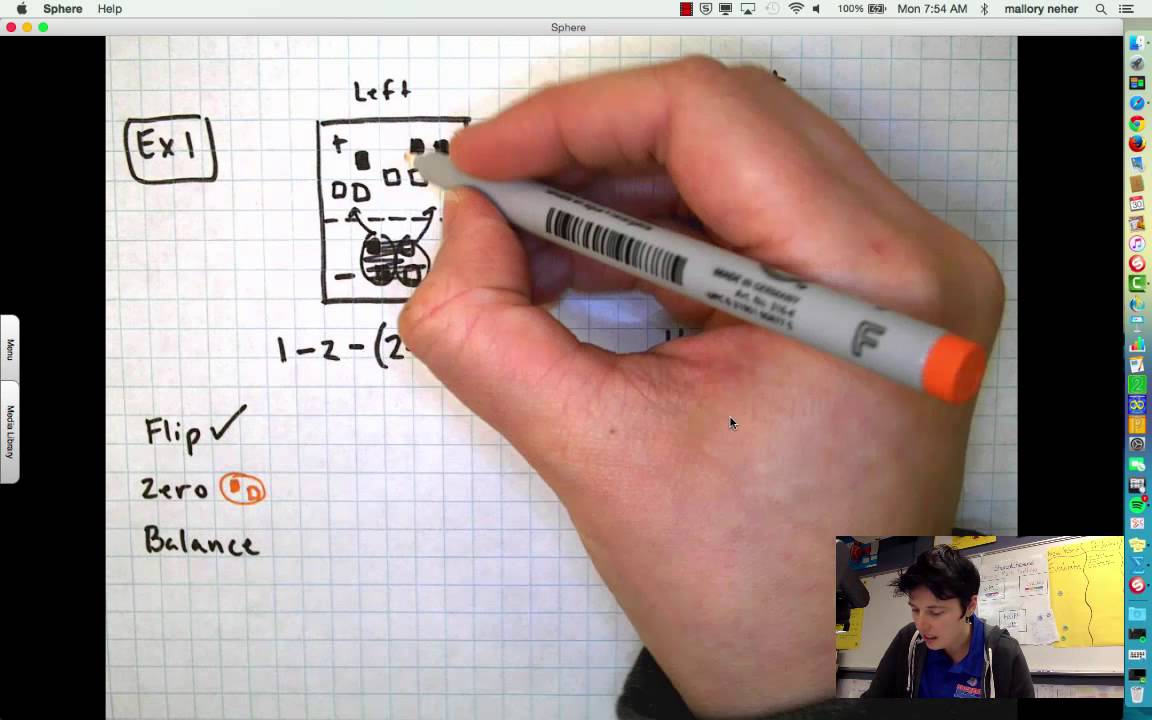 Comparing Expressions with Algebra Tiles - YouTube