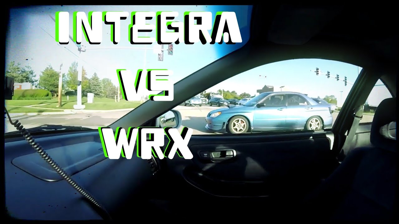Turbo B18B1 Integra vs WRX - YouTube