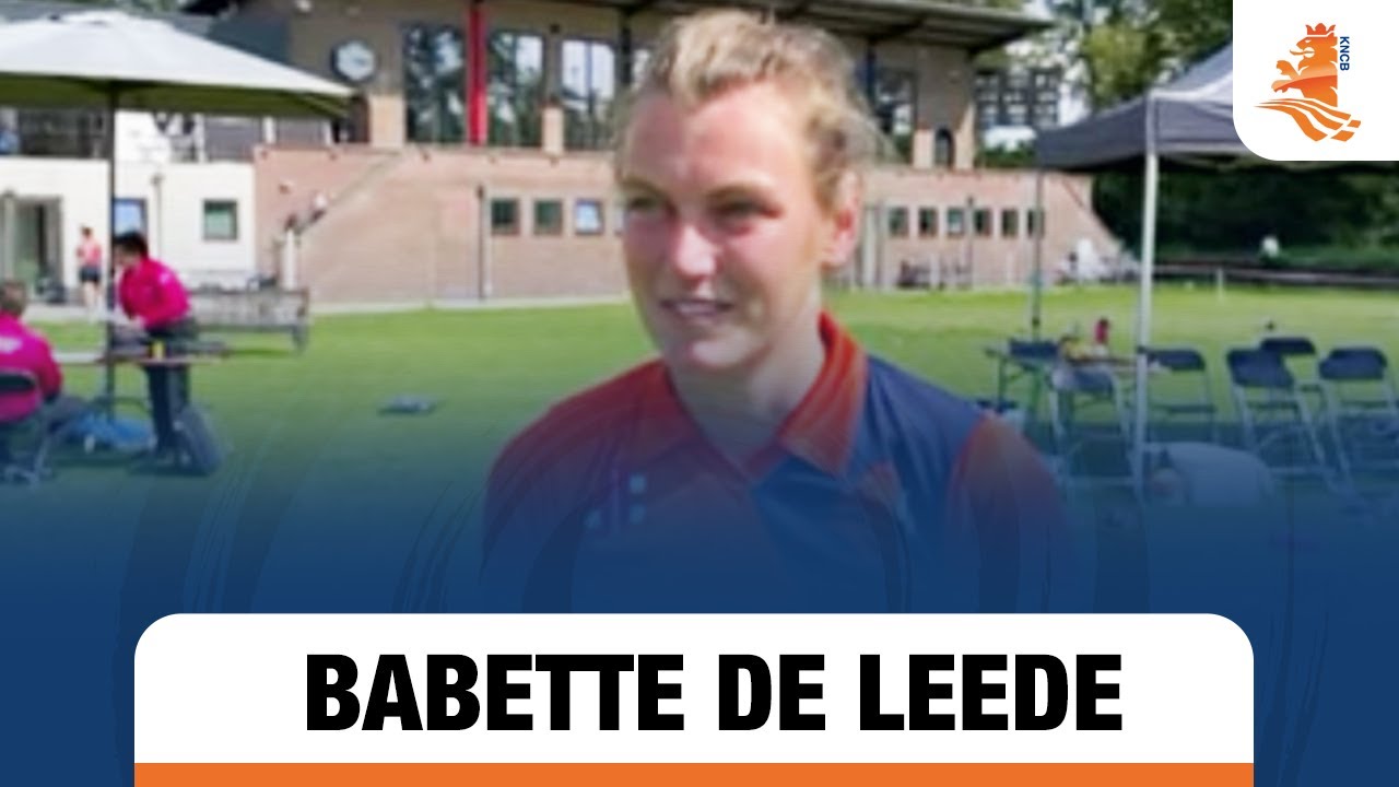 #NEDvIRE 1: Dutch captain Babette de Leede interviewed - YouTube
