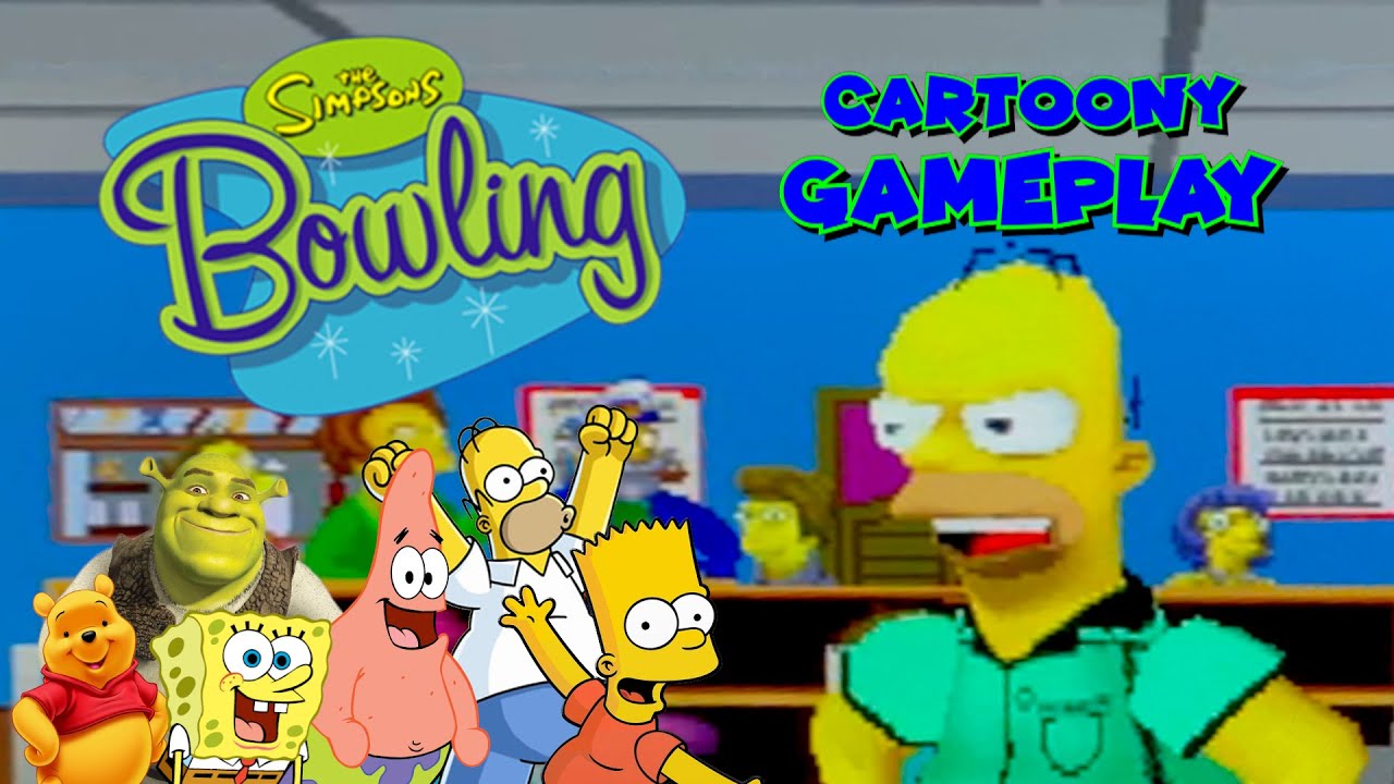 Cartoony Gameplay: The Simpsons Bowling ROUND 1 - YouTube