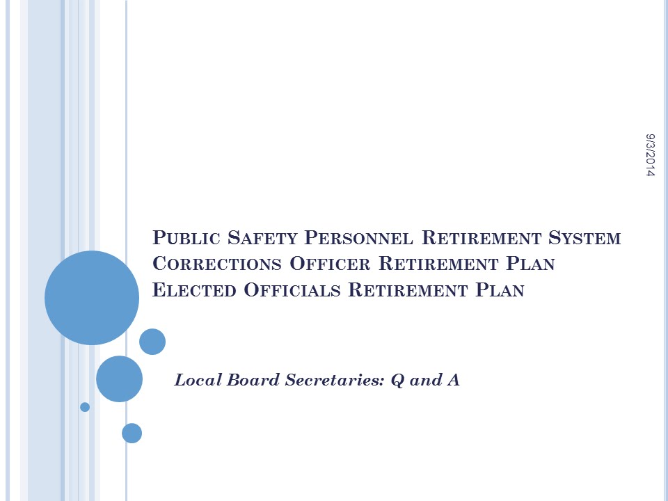Arizona PSPRS Local Board Training: Local Board Secretary Q and A - YouTube