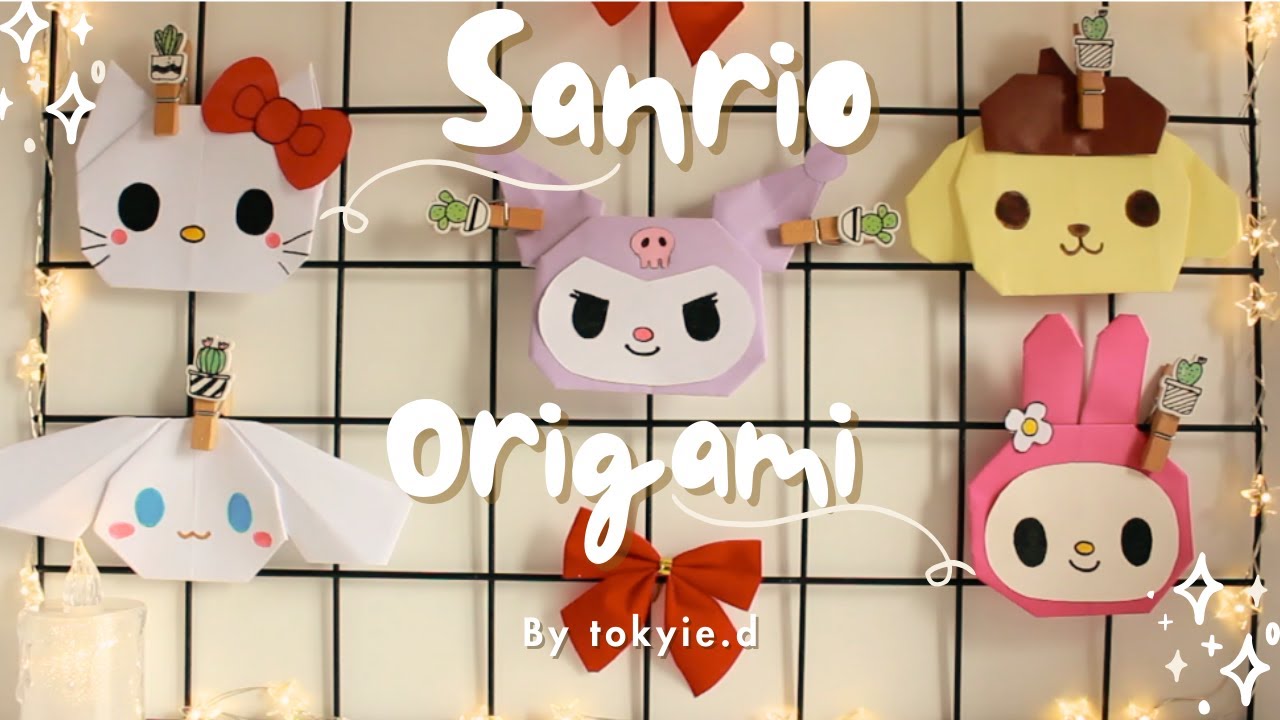 💌Sevimli Origami Fikirleri ~Sanrio Karakterleri~ °°DIY (Kendin Yap ...