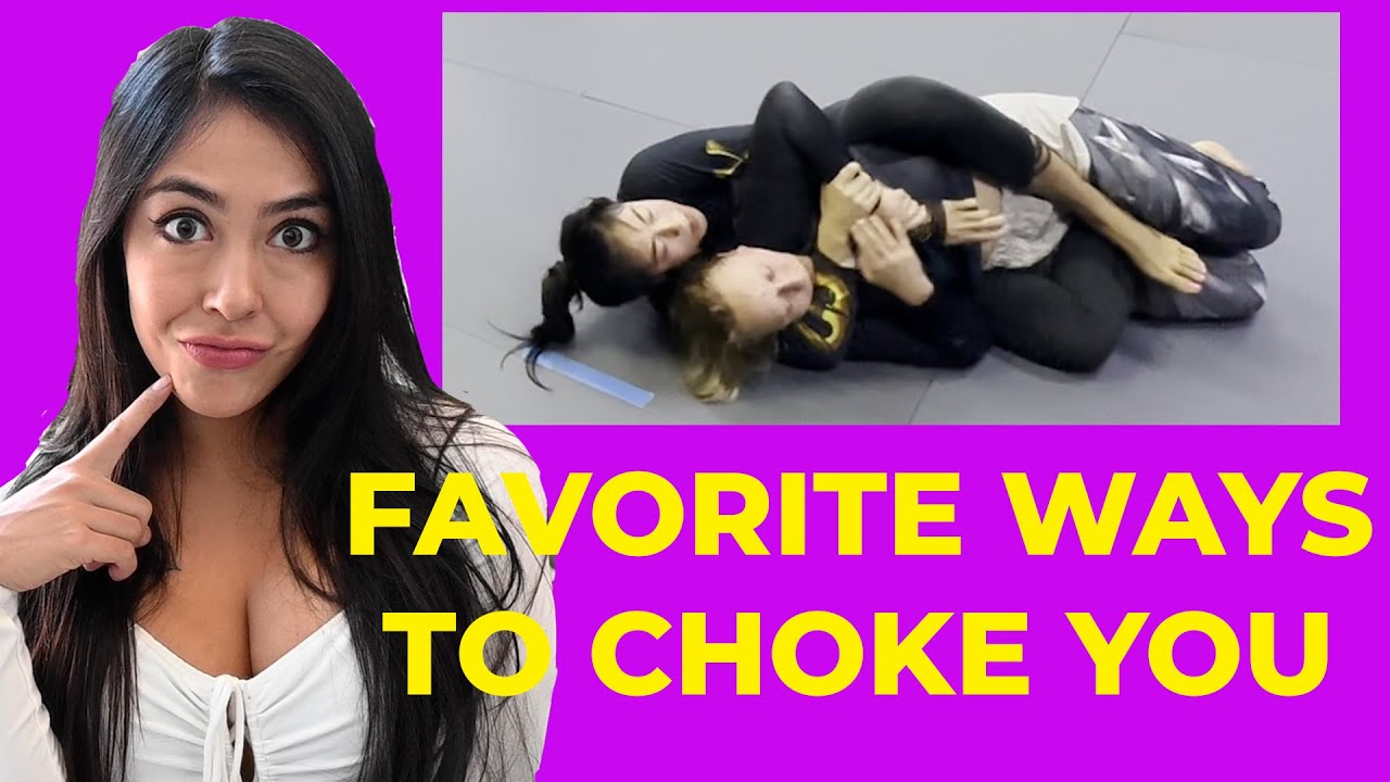 using my FAVORITE BJJ submissions to TAP OUT girl teammate in LIVE ROLL ...