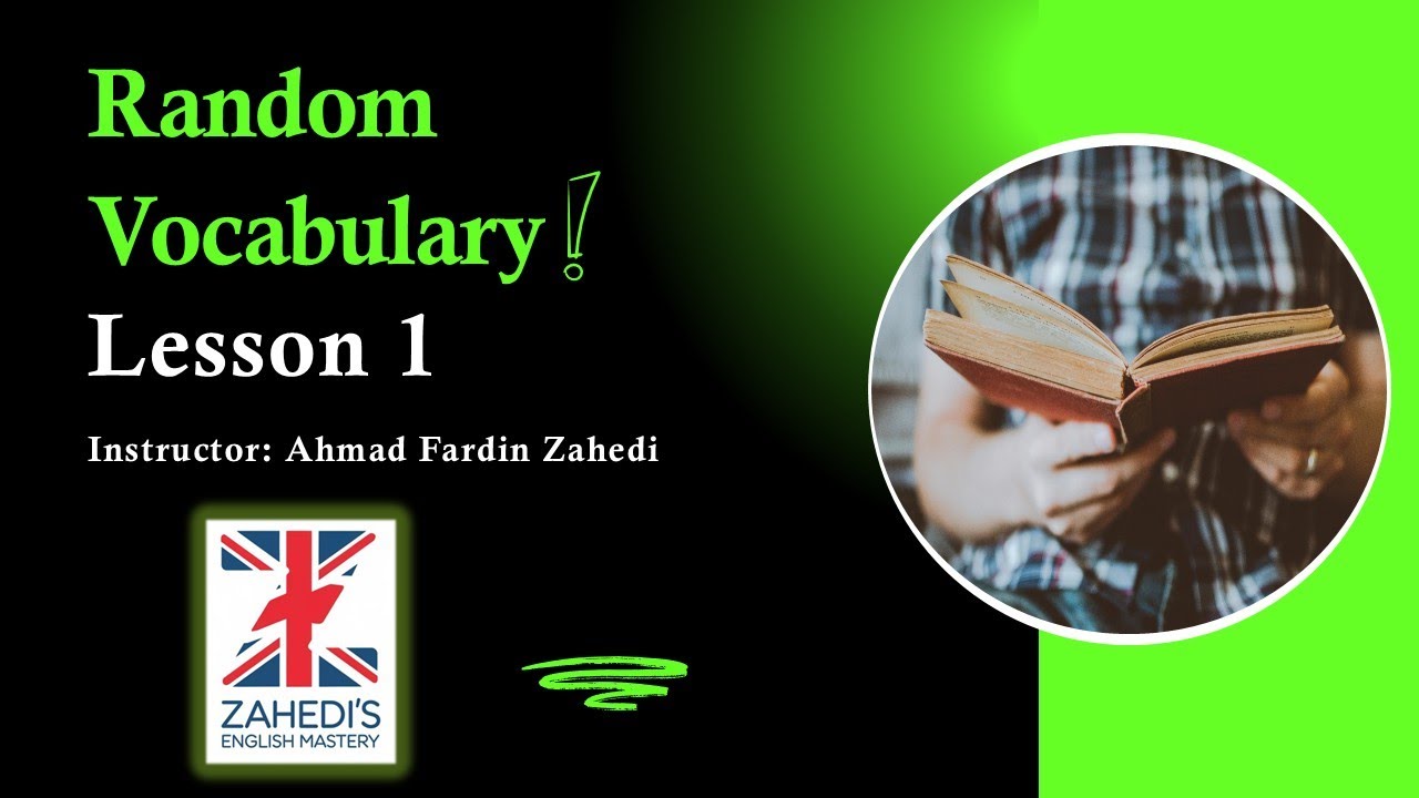 Random Vocabulary (Lesson 1) - YouTube