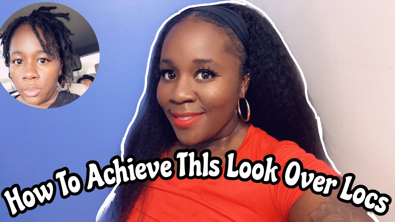 HOW TO INSTALL WIG OVER LOCS IN UNDER 10 Minutes |HEAD BAND WIG ...