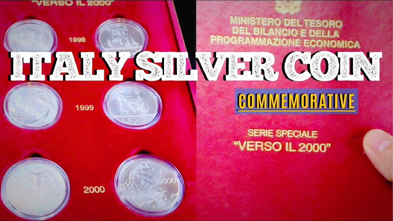 ITALIAN COMMEMORATIVE SILVER COIN, SPECIAL SERIES TOWARDS THE BEGINNING ...