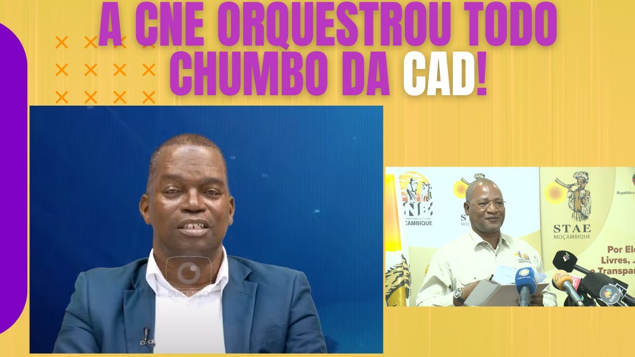 A CNE orquestrou todo chumbo da CAD - Alexandre Chiure - YouTube