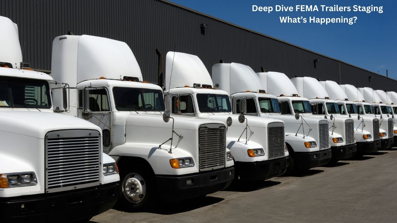 Deep Dive FEMA Staging Trailers...What is about to happen? Justice ...