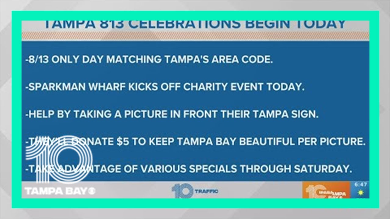 813 Day celebrations kick off around Tampa Bay - YouTube