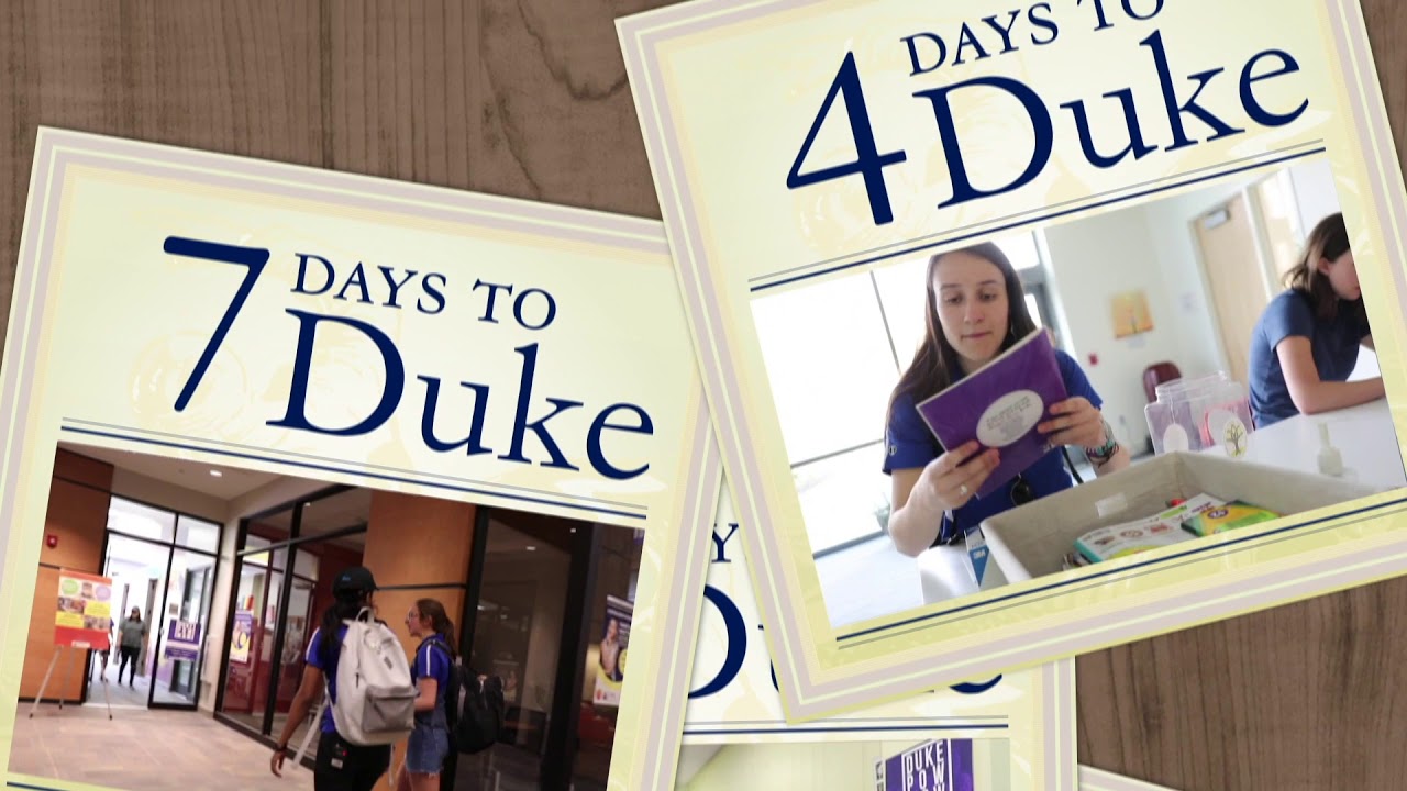 30 Days to Duke (2018) Welcome to Duke, Class of 2022! - YouTube