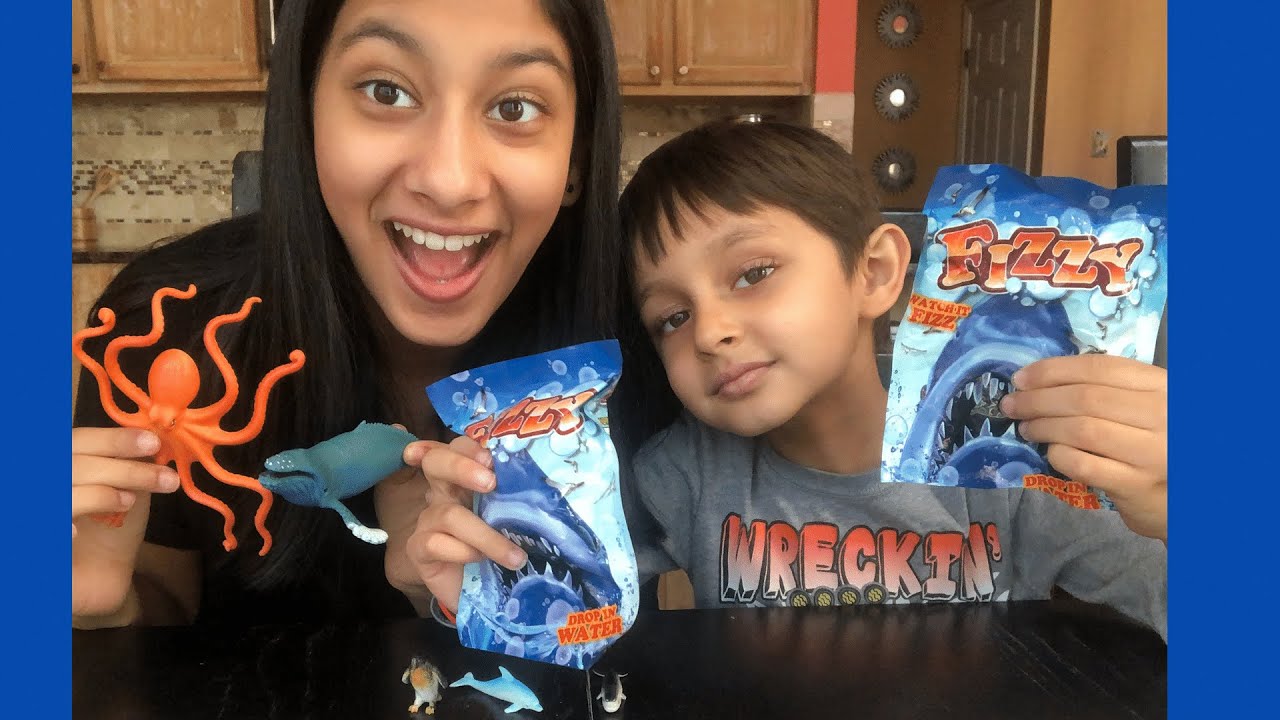 Fizz Bombs with Surprise Toy Sea Animals | Learning fun facts about Sea ...