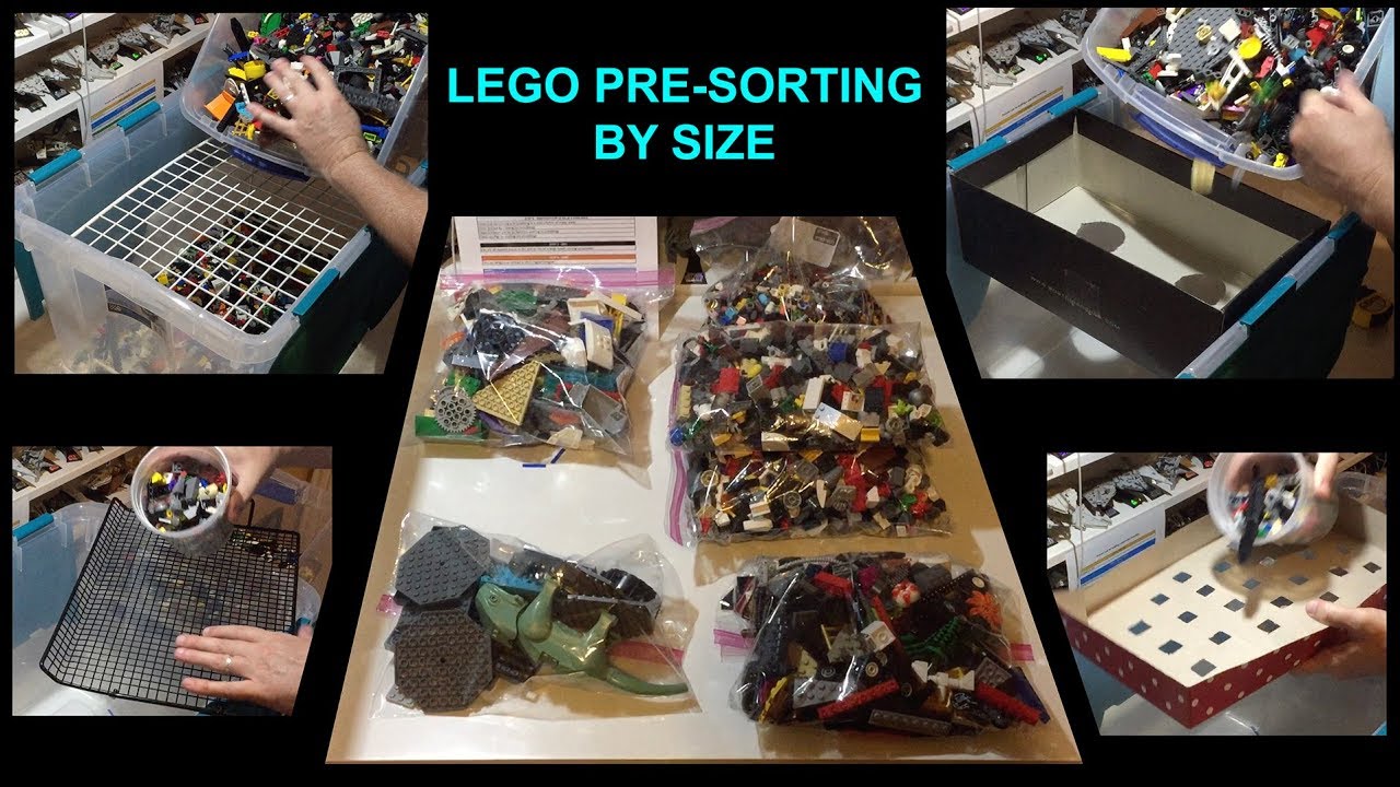 LEGO Pre-Sorting by Size - YouTube