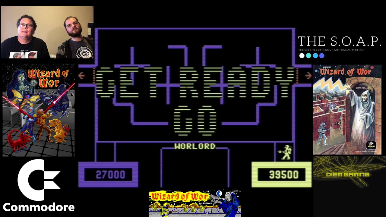 Retro Lets Play - Wizard of Wor C64 - YouTube