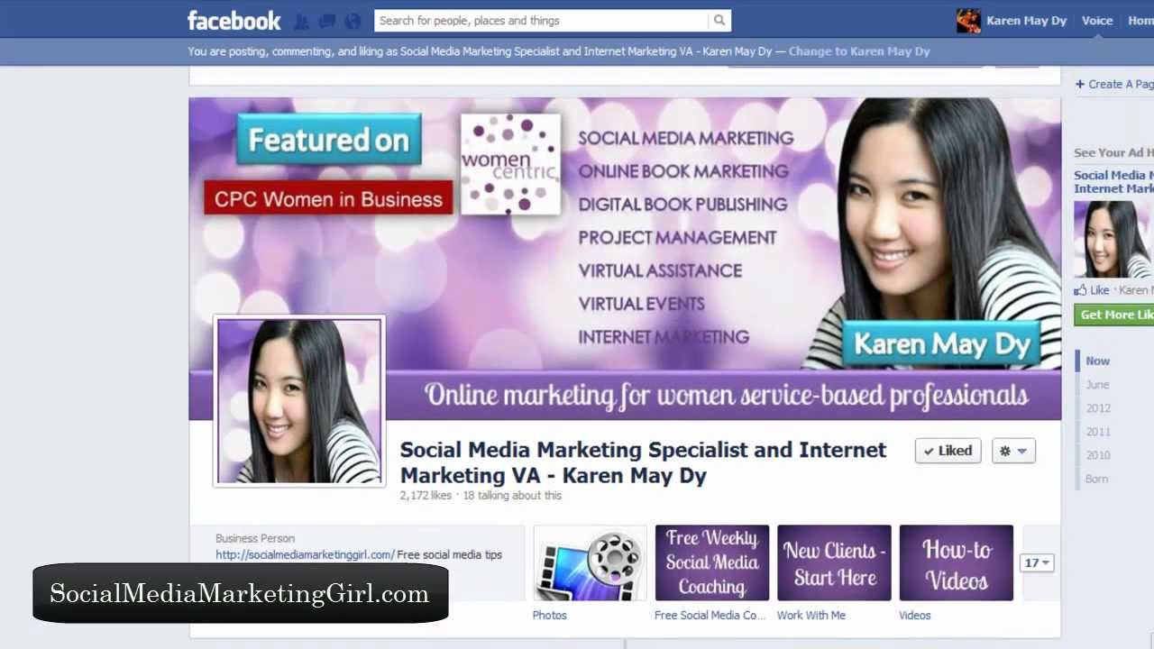 How to Customize Facebook Tab Images - YouTube