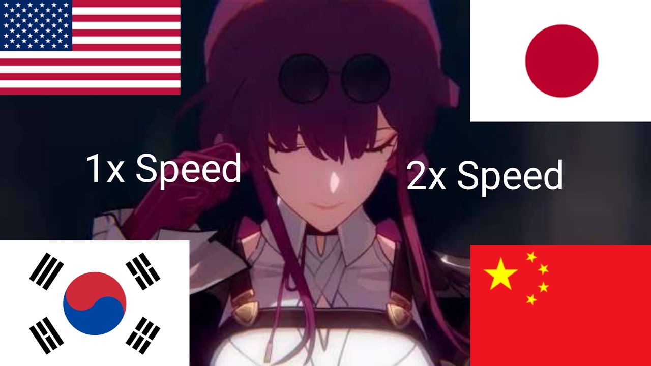 Kafka Ultimate In Different Language And Speed | Honkai : Star Rail ...