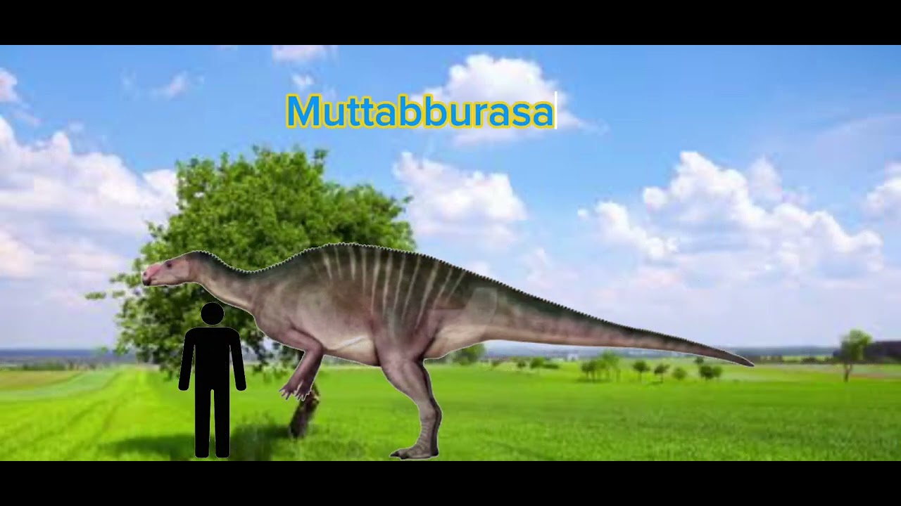 Hadrosaurs size comparison - YouTube