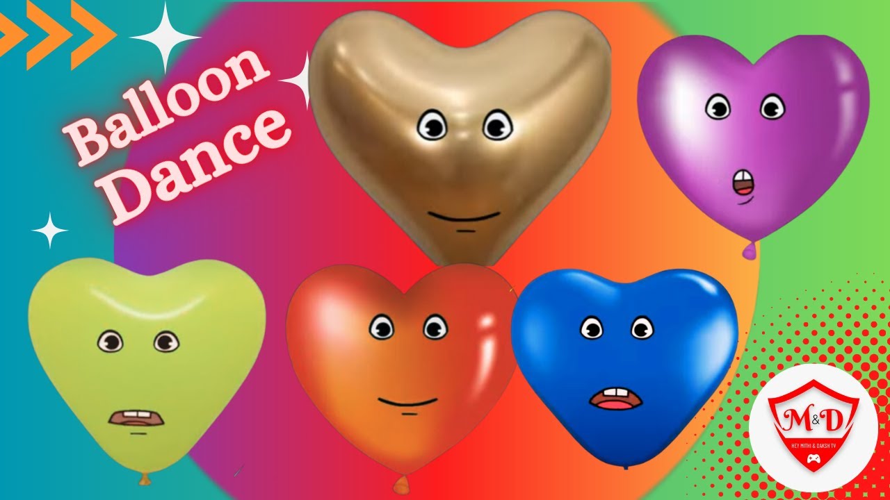 Sensory Balloon Smoothie Mix! Fun dance Video | Funny Balloon dance ...