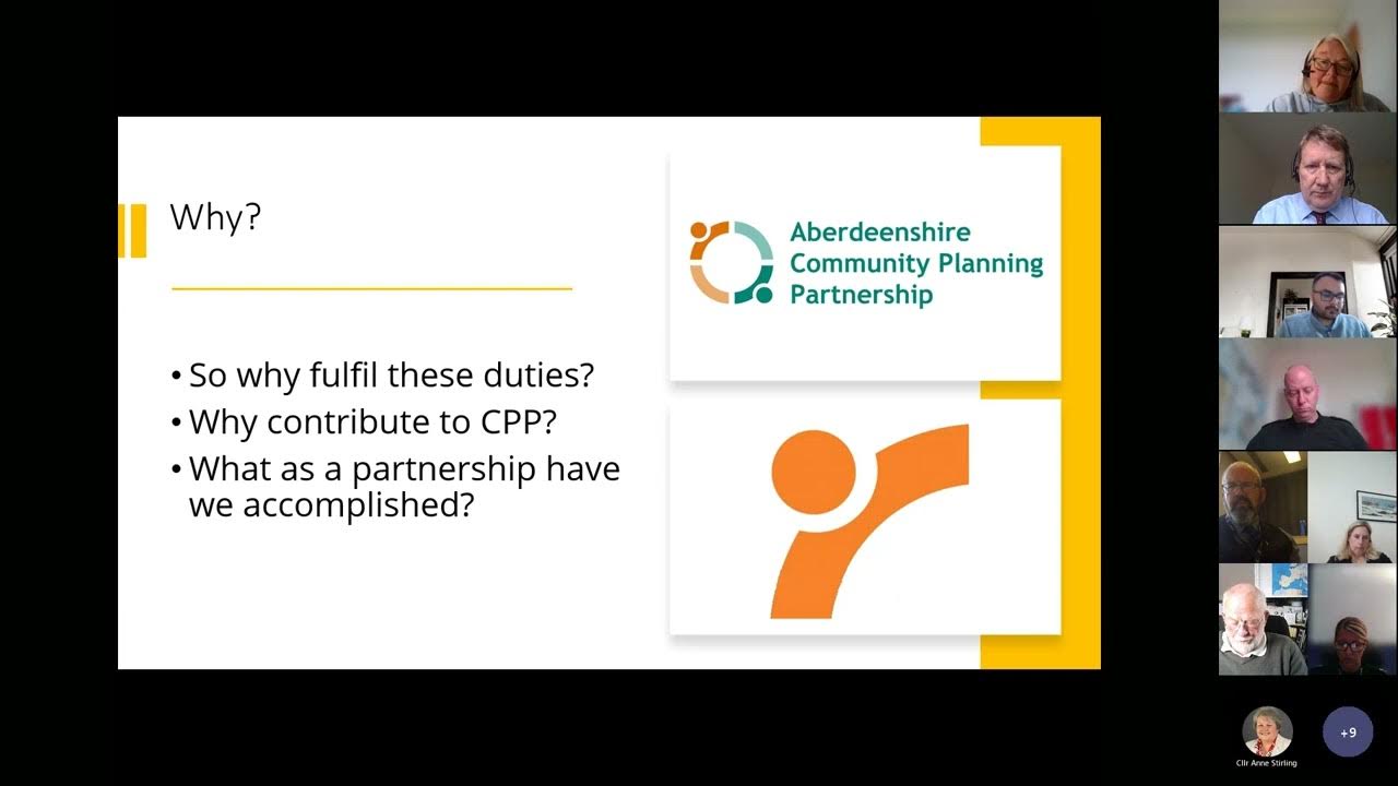 Aberdeenshire CPP Board 08/06/2022 Meeting - YouTube