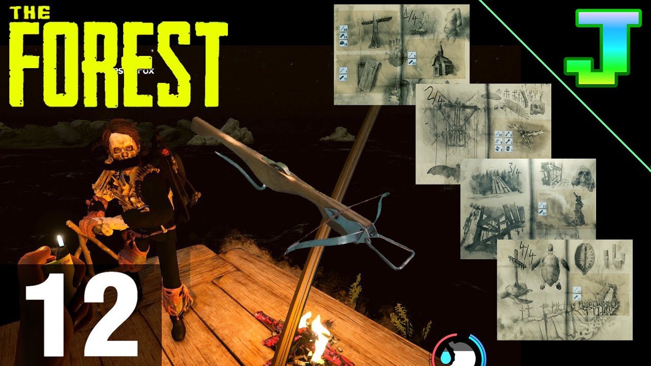 CROSSBOW & THE 4 SCHEMATICS! The Forest #12 - YouTube