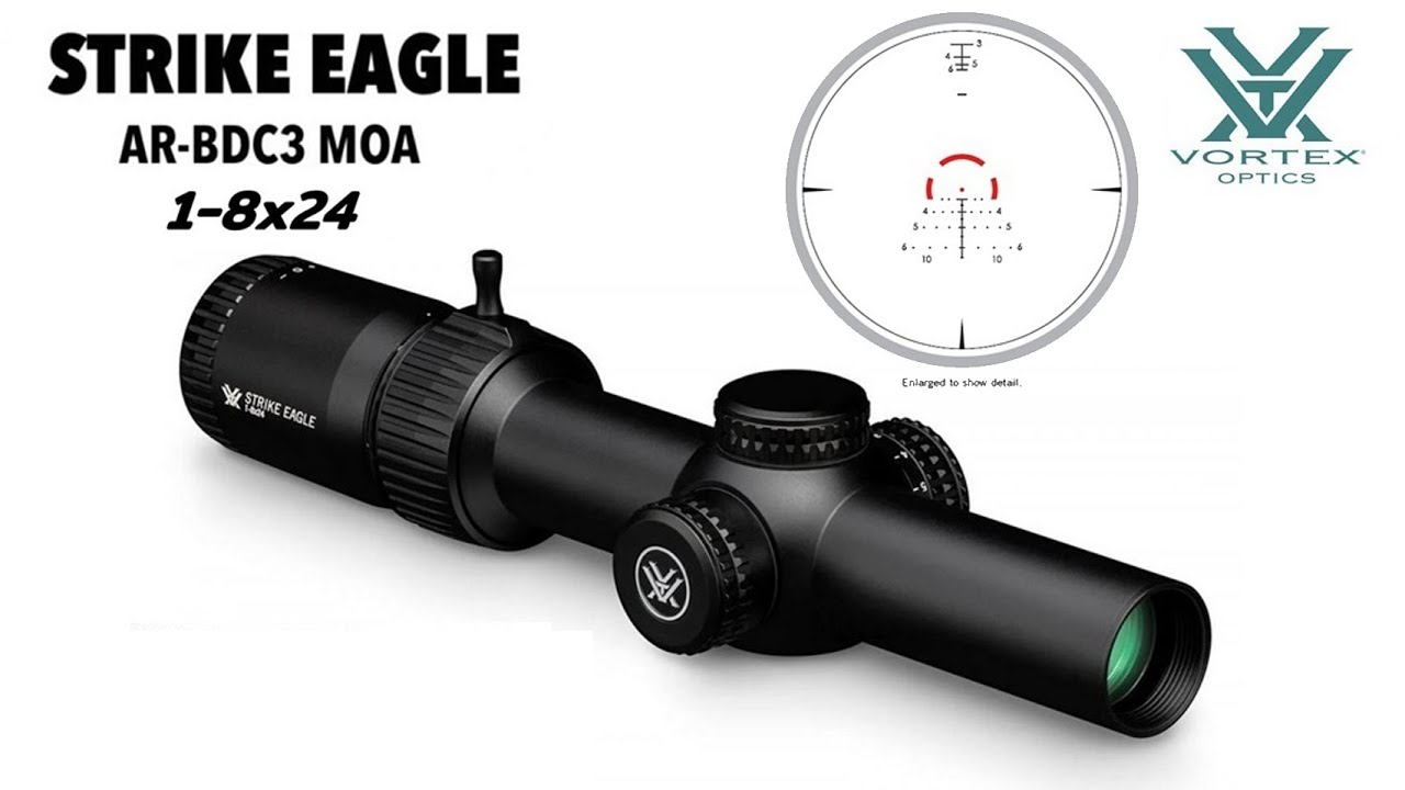 Vortex Strike Eagle 1-8×24 AR-BDC3 - YouTube