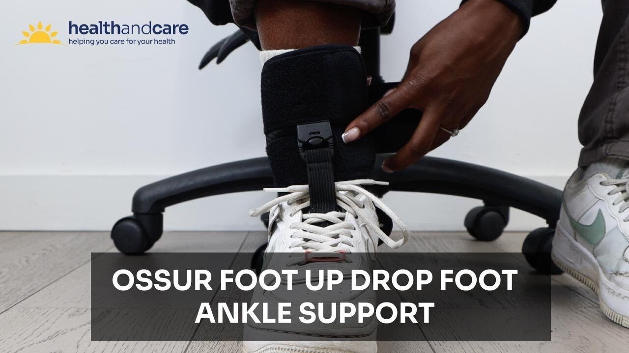 How to Use the Ossur Foot Up Drop Foot Support - YouTube