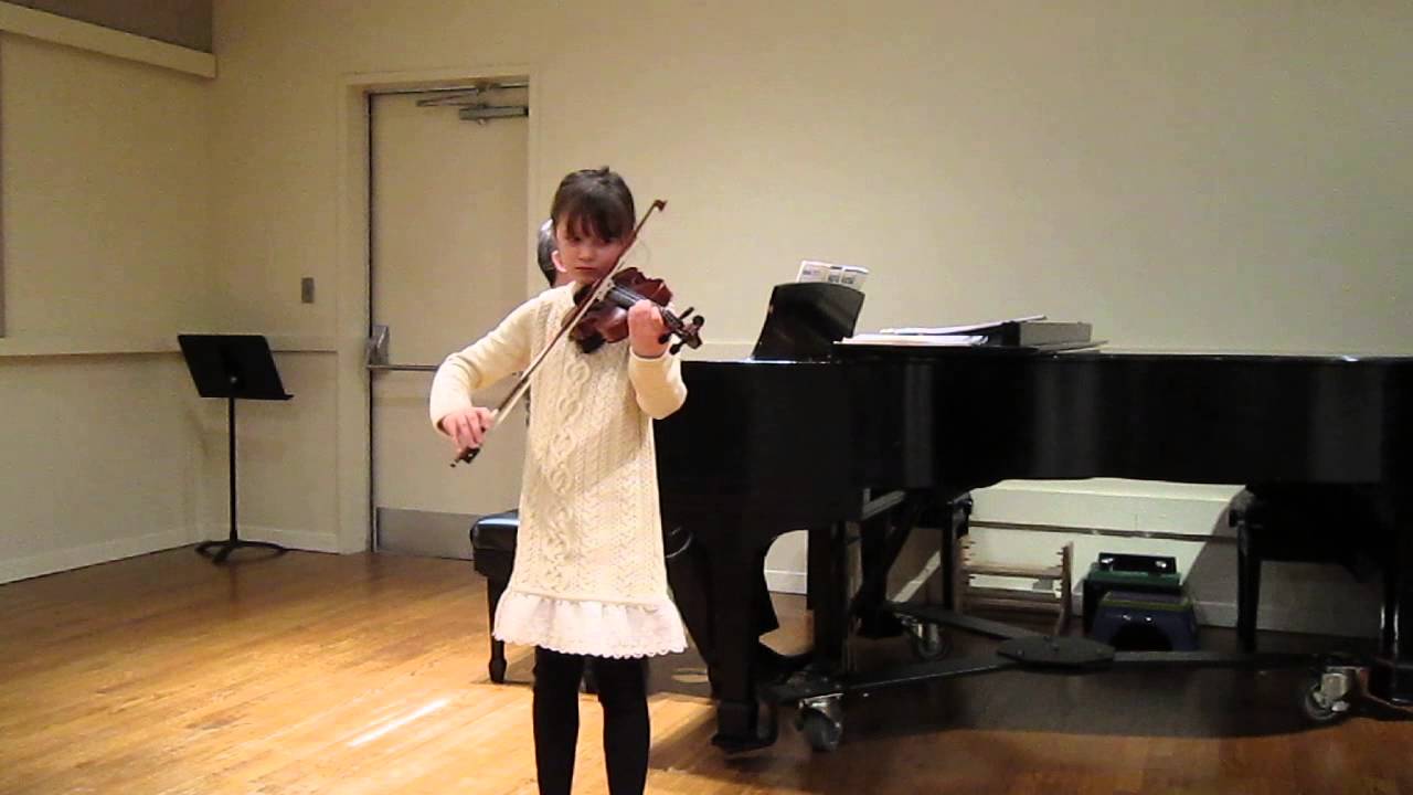 Julia's violin recital - March 2015 - YouTube