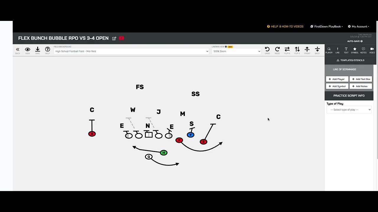 Top 3 Youth Football Plays From The Bunch Formation - YouTube