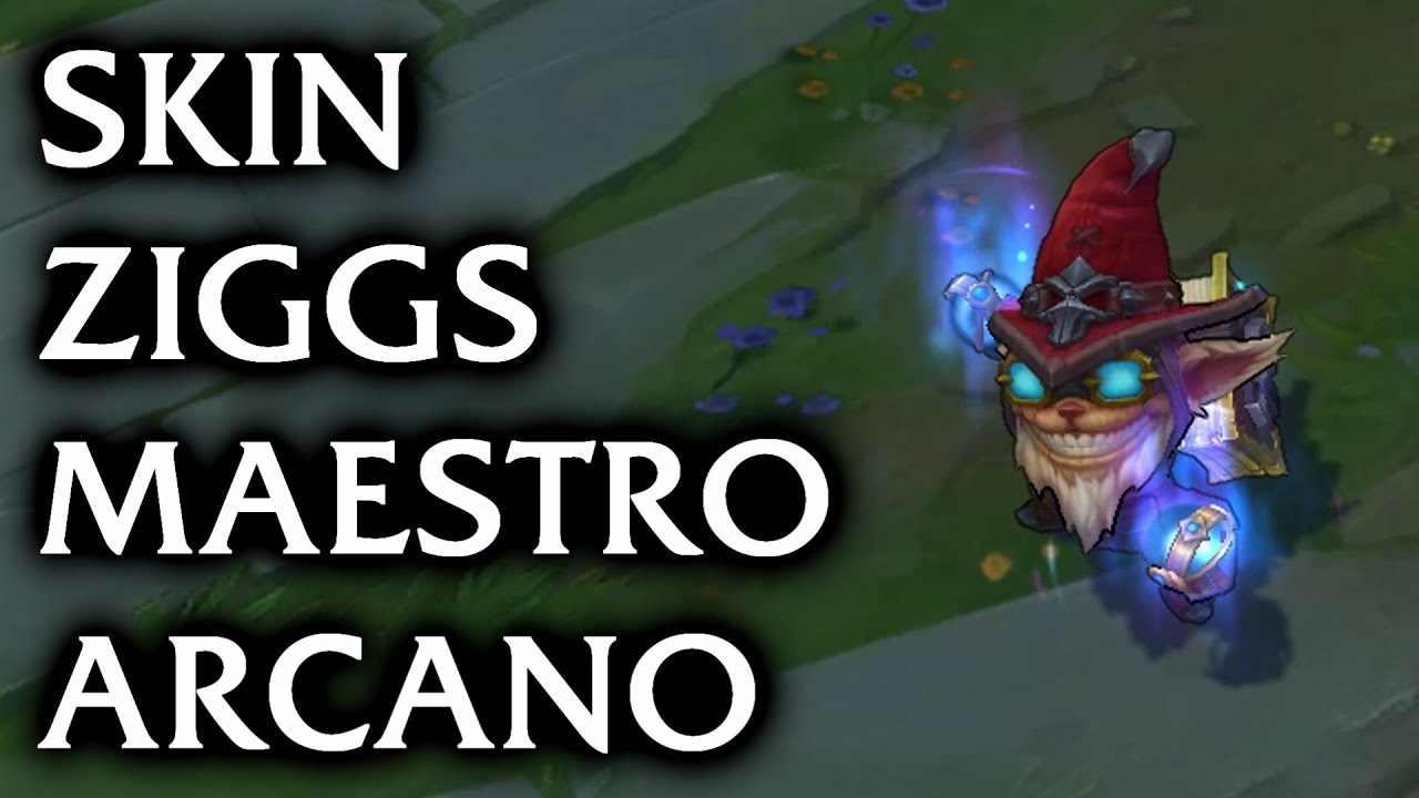 SKIN ZIGGS MAESTRO ARCANO (ARCANE MASTER) League of Legends - YouTube
