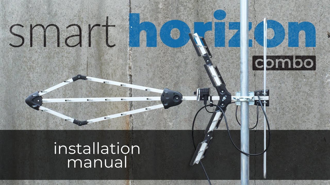 Smart Horizon Combo antenna - installation instructions - YouTube