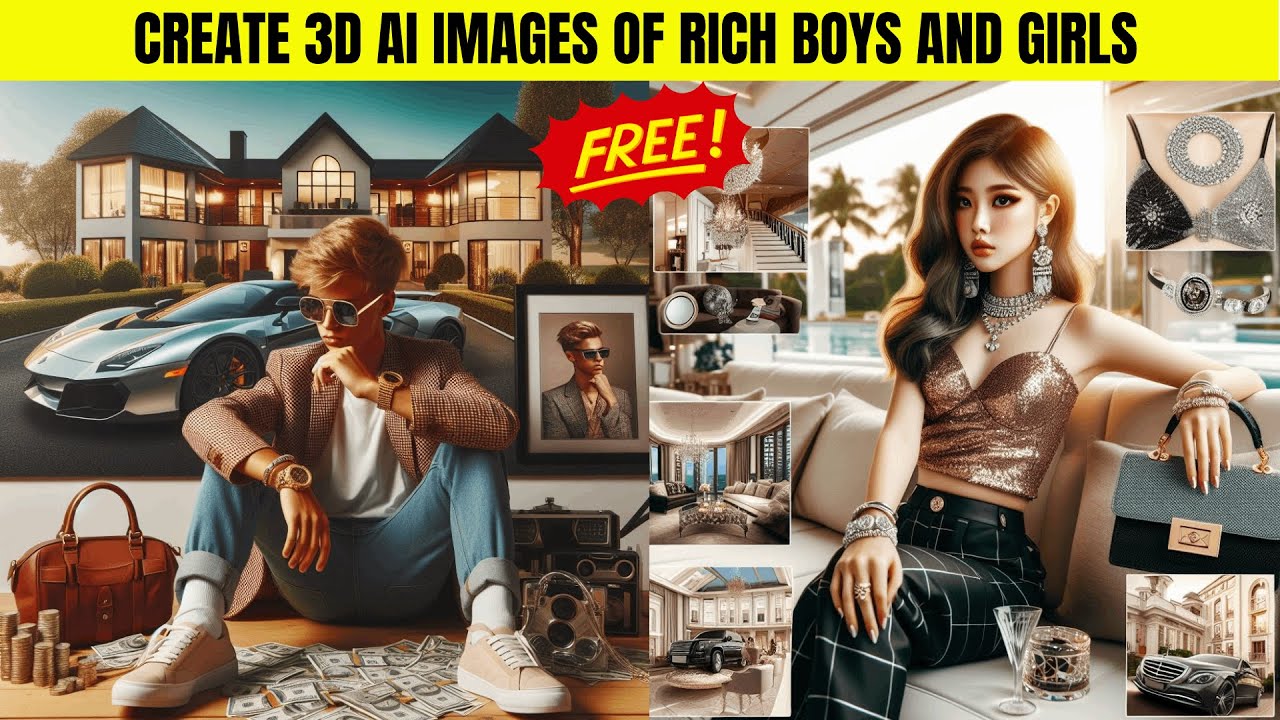How to Create 3D AI Images of Rich Boys and Girls | Bing Ai Image ...