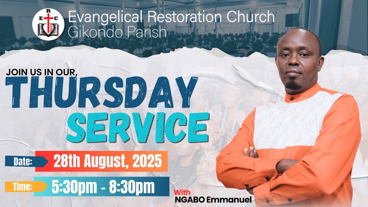 Thursday Service with NGABO Emmanuel | 28th August, 2025 - YouTube