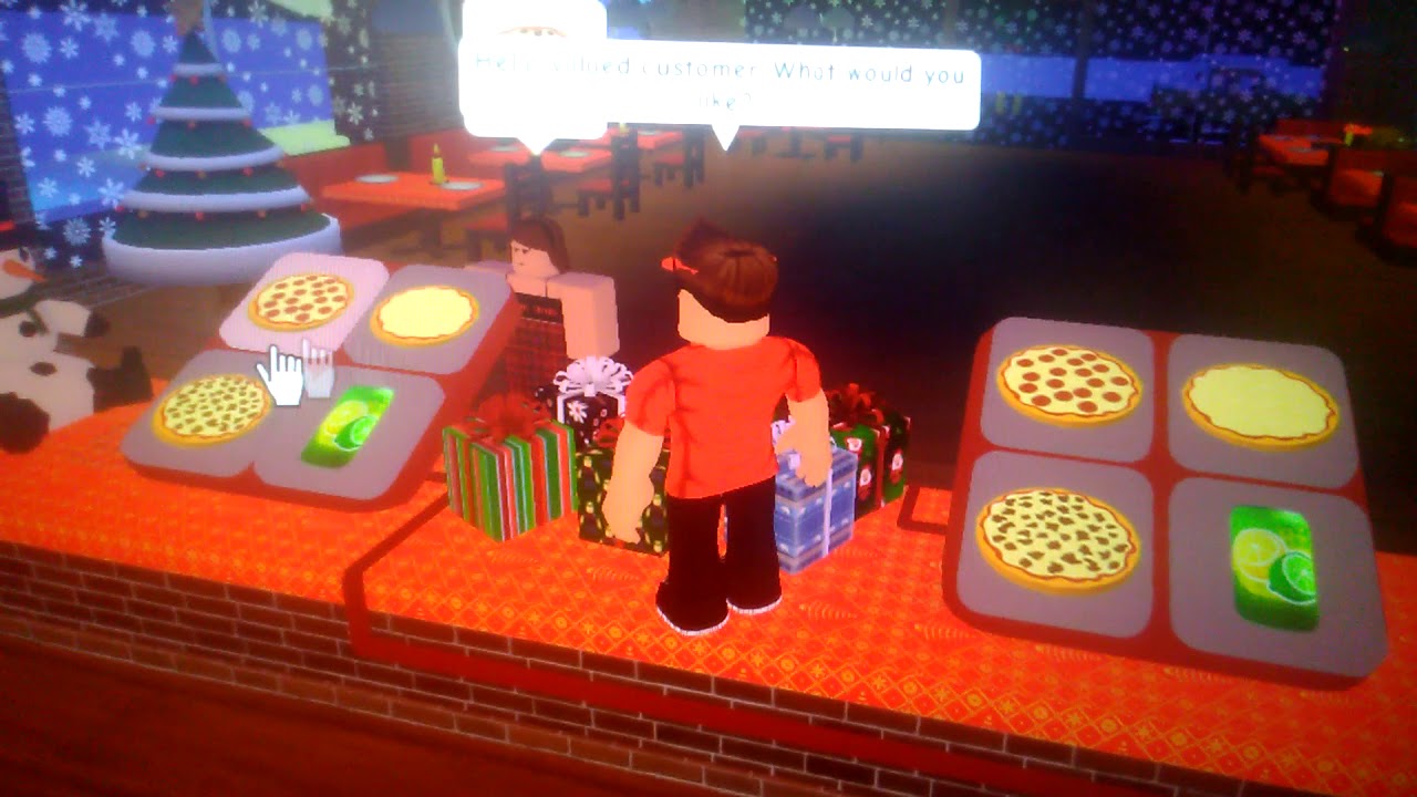 Roblox work at a Pizza Place Cashier 2 - YouTube