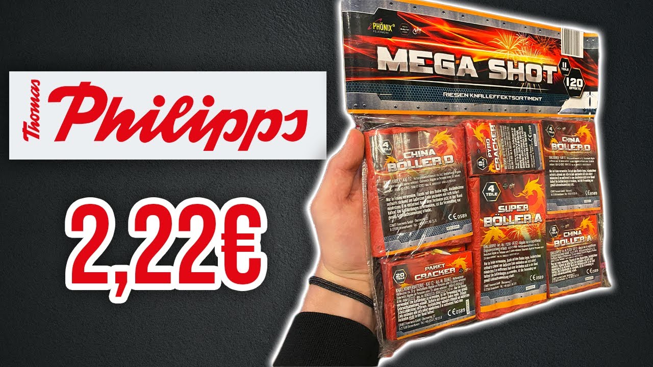 Die volle Dröhnung / Mega Shot Böller Sortiment | 2,22€ Thomas Phillips ...