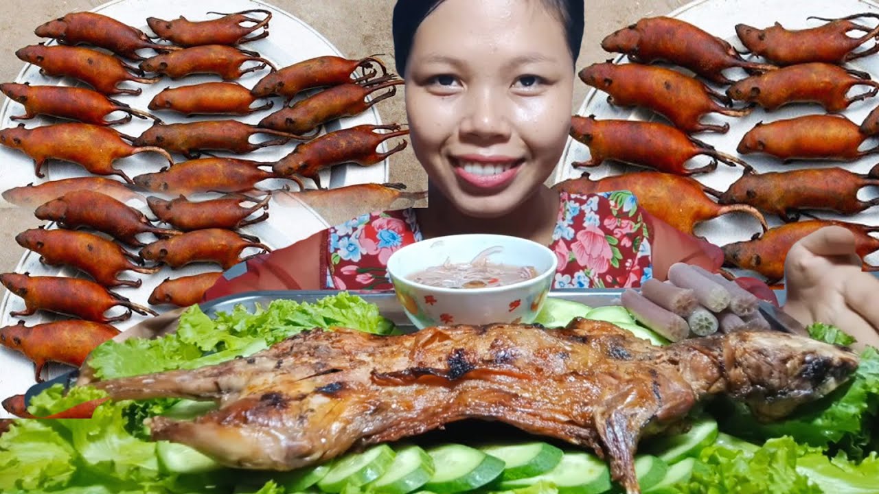 Eat fried rats, Eating food at home, yummy food - YouTube