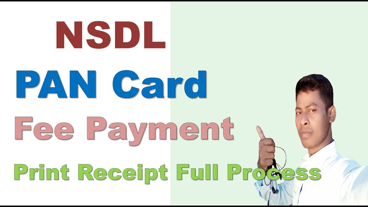 NSDL Fee Payment Process For PAN Card | PAN Application Fee Payment ...