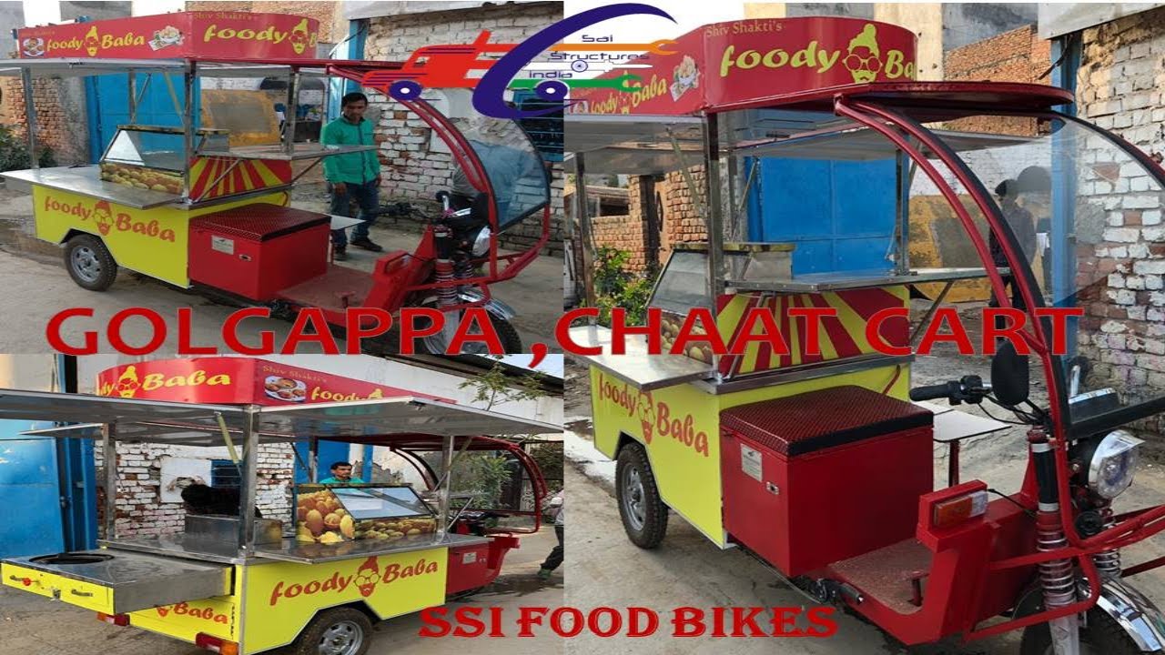 BATTERY OPERATED CART#Foody baba golgappa Cart#SSI ELECTRIC FOOD BIKES# ...