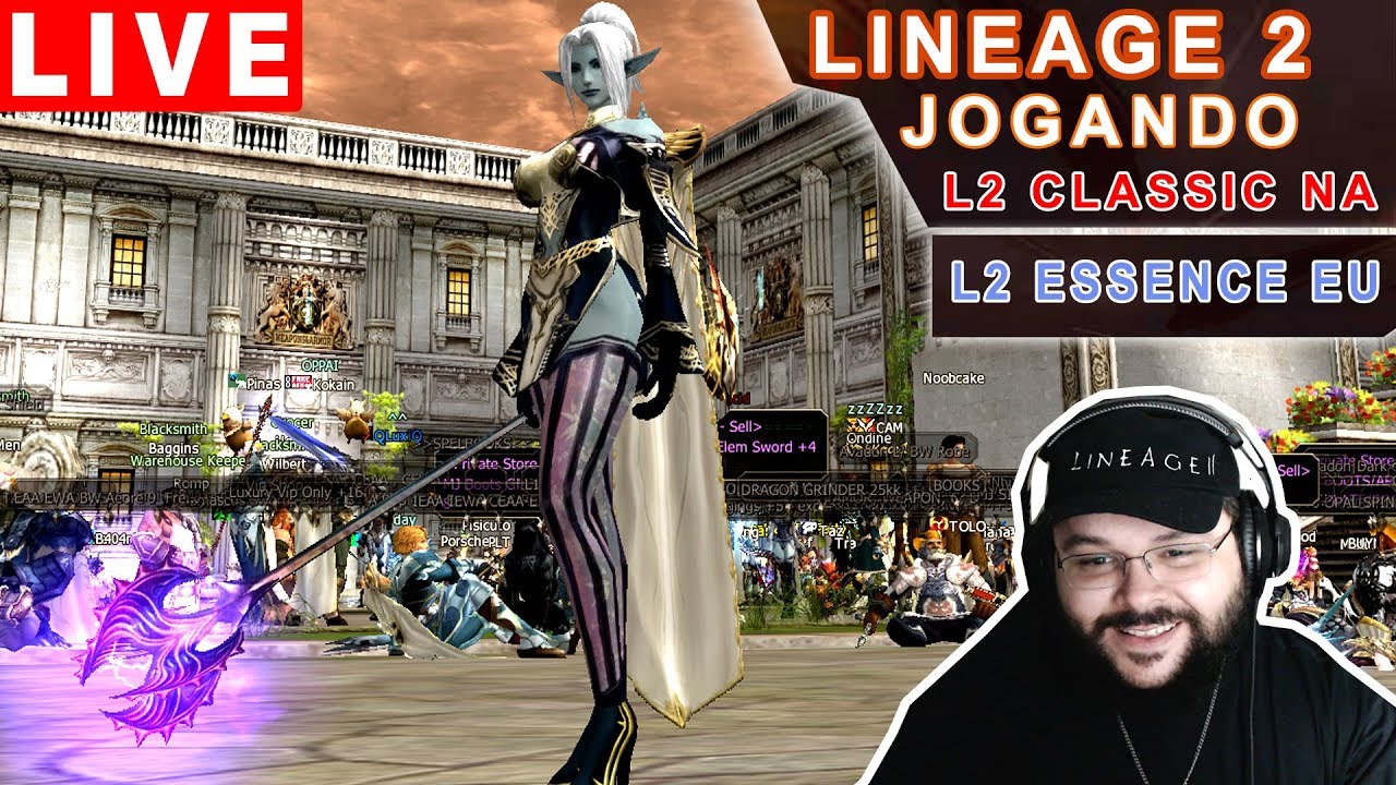 LINEAGE 2 ESSENCE EU - CONSEGUIMOS O SET DARK CRYSTAL ROBE, mas falta a ...