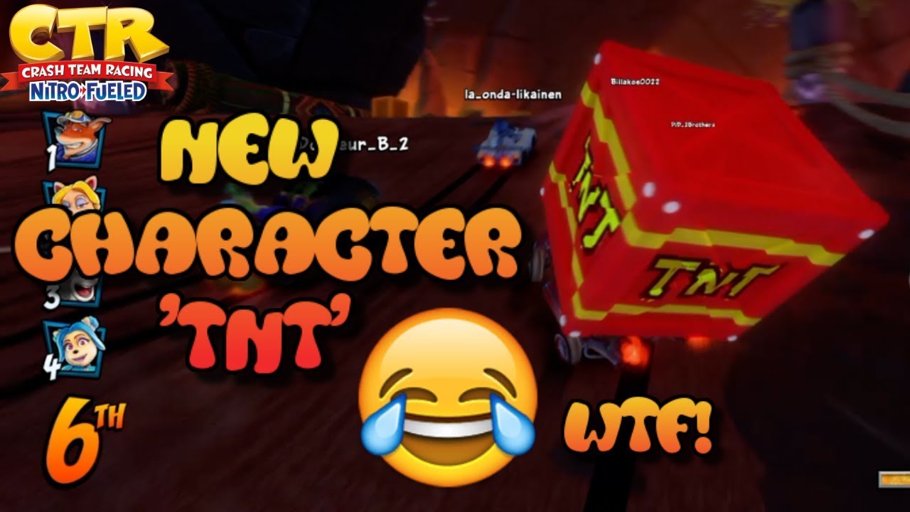 CTR NF NEW TNT CHARACTER?! WTF FAIL - BUG - YouTube