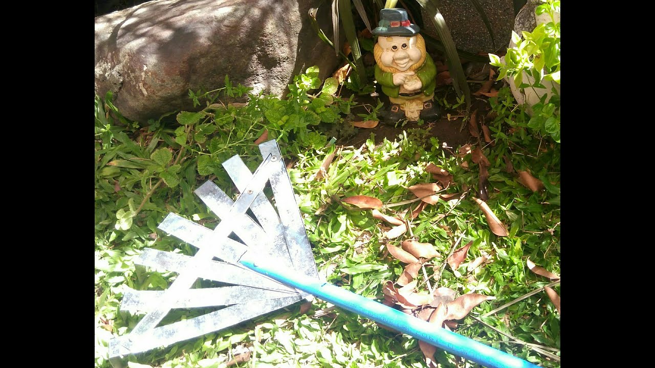 Easy to make garden rake. DIY - YouTube