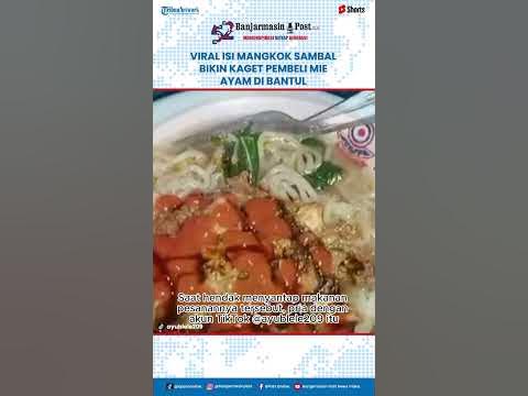 Viral Isi Mangkok Sambal Bikin Kaget Pembeli Mie Ayam di Bantul, Lokasi Warung Terkuak - YouTube
