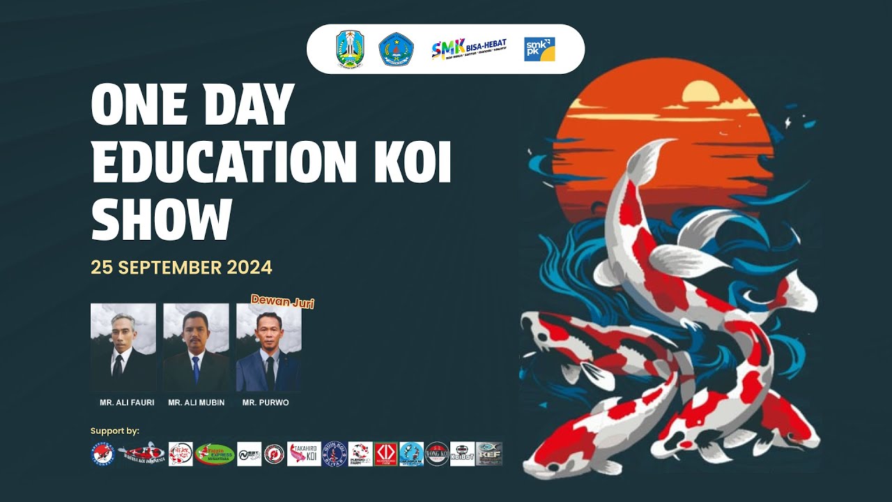 KONTES KOI HIAS | ONE DAY EDUCATION KOI SHOW | 25 September 2024 - YouTube