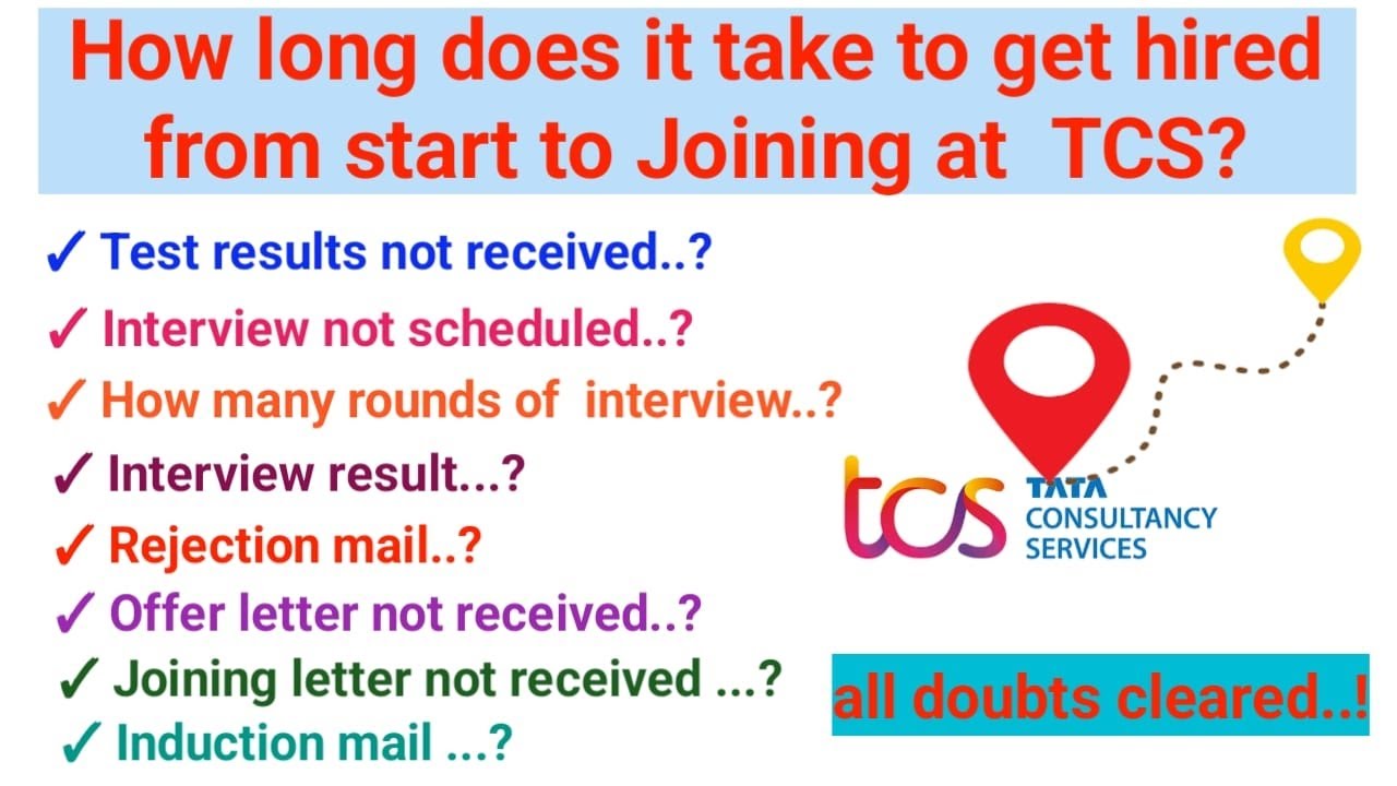 how long does it take to get hired at TCS || TCS hiring process ...