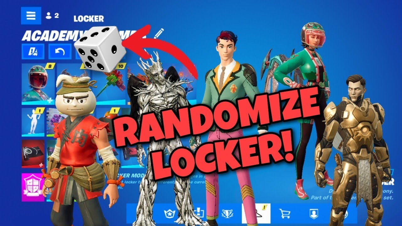 RANDOMIZE BUTTON LOCKER SELCTOR! - YouTube