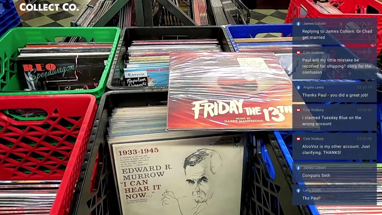 LIVE Vinyl Record Sale (Saturday, 06/15/2024) - YouTube