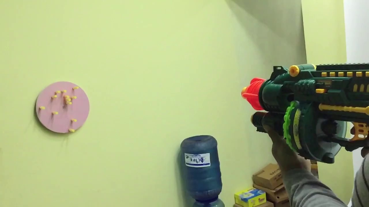 Fantastic Elite Soft Bullet Gun (20 Darts) l Babyshopnepal.com - YouTube
