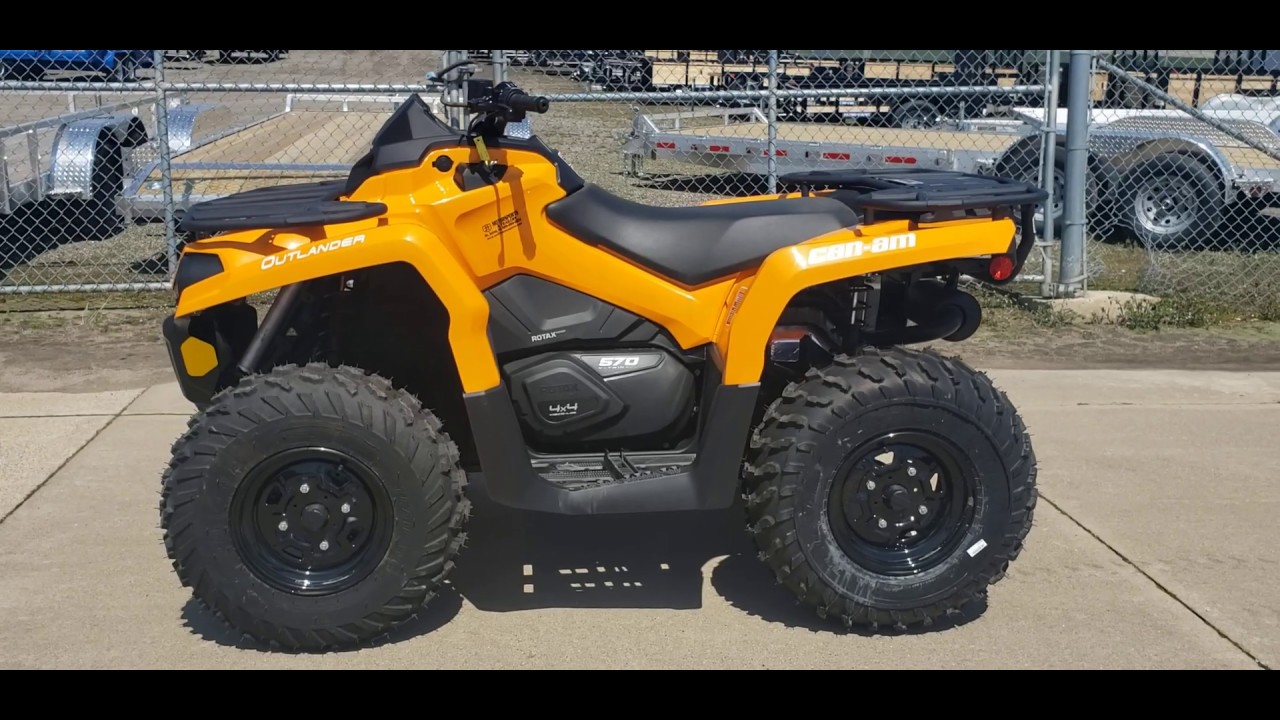 New 2020 Can-Am Outlander 570 DPS ATV For sale Michigan. - YouTube