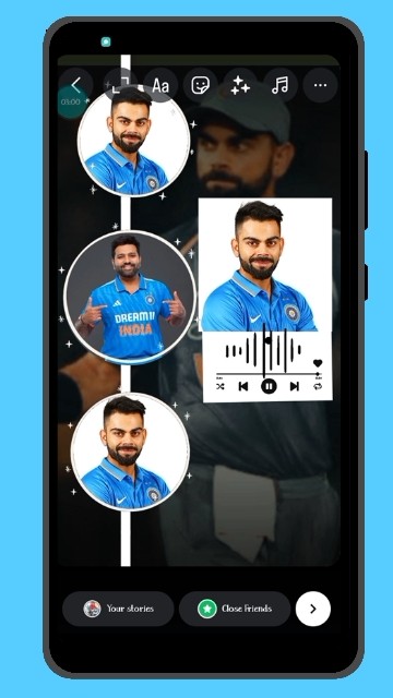 aesthetic insta story ideas🔥|unique ig story tutorial🖤#shorts#instagram ...